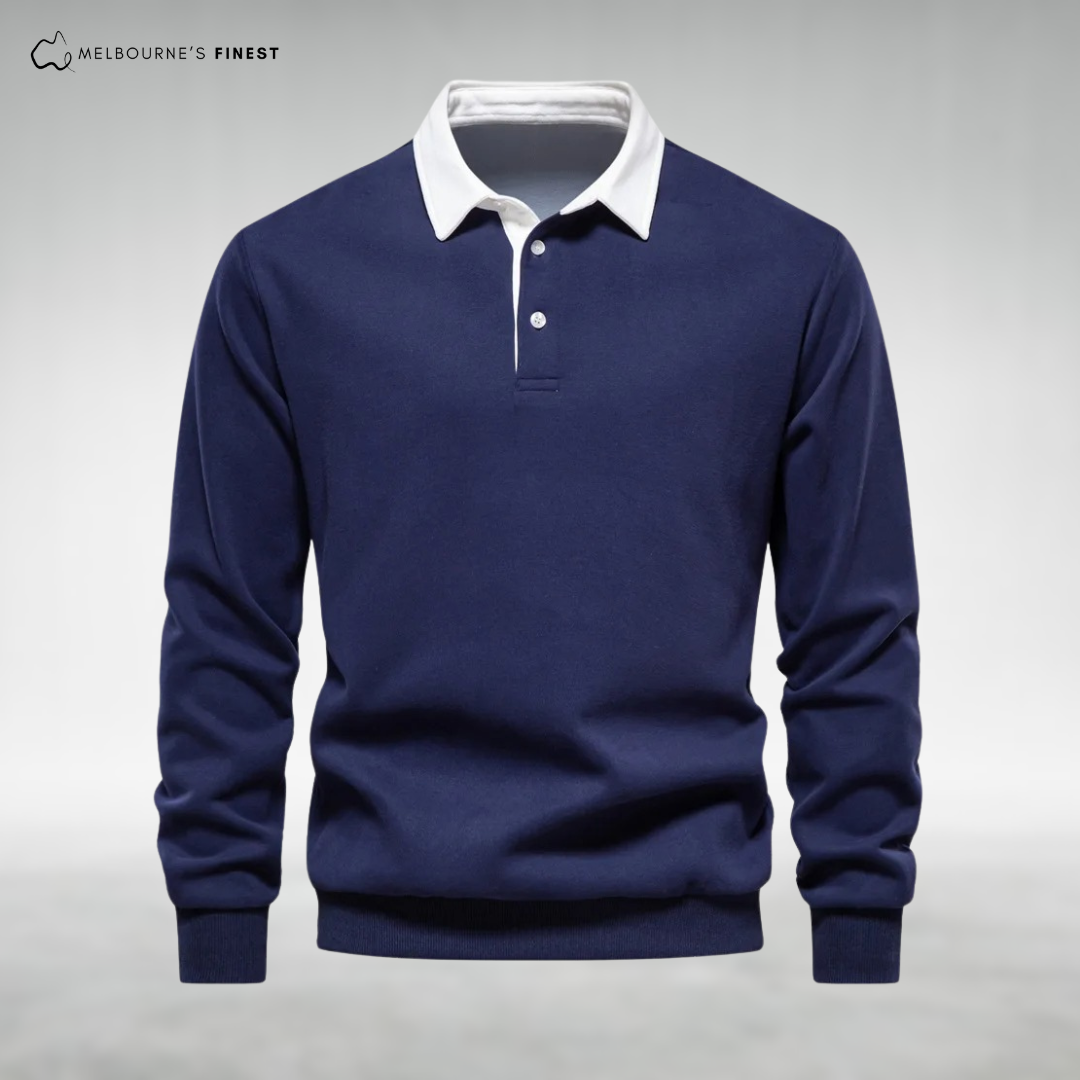Nathan™ Classic Men's Long Sleeve Polo – Melbourne's Finest