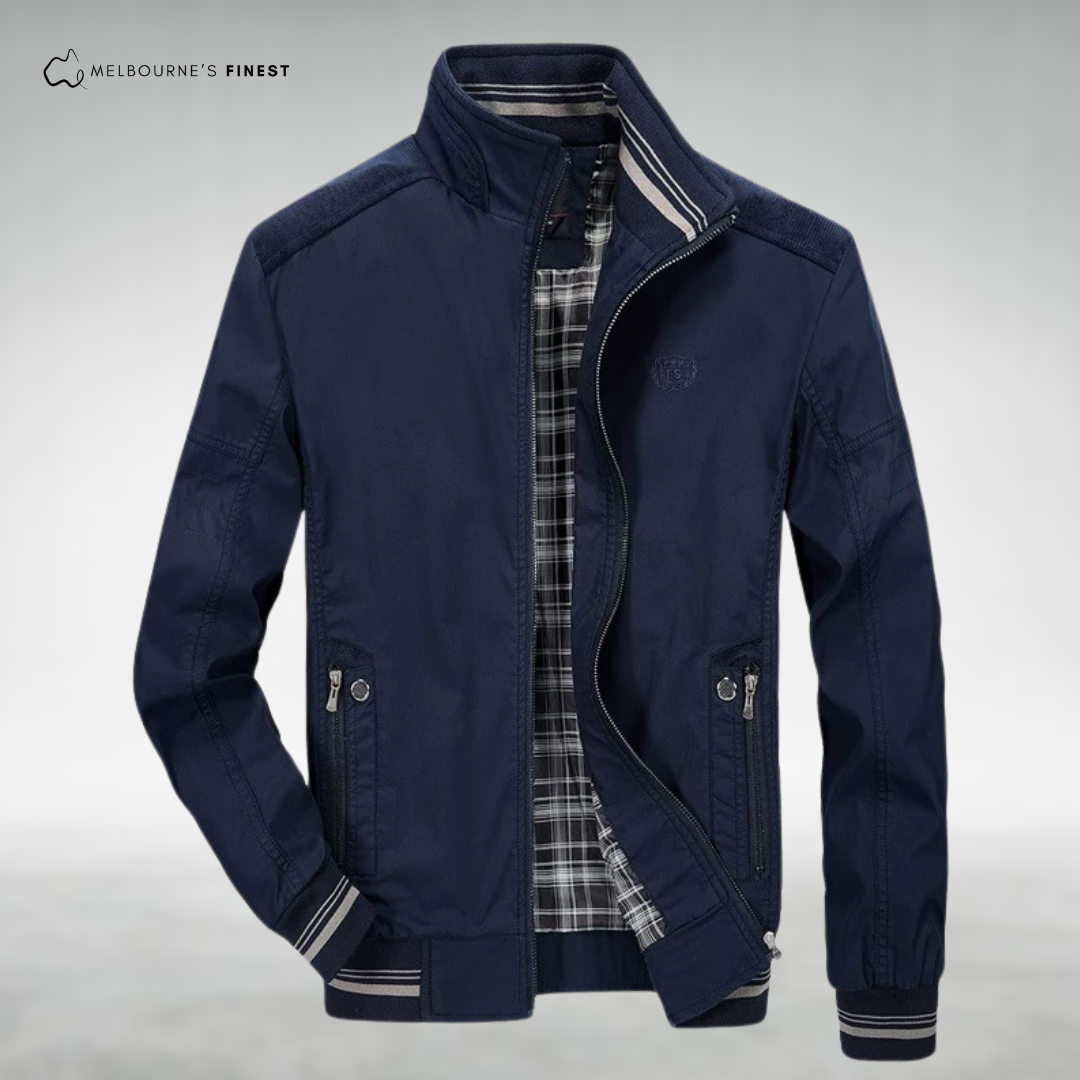 Lamont™ Classic Stand Collar Men's Jacket – Melbourne's Finest