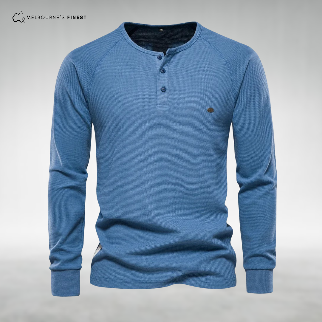 Daniel™ Men's Henley Shirt – Melbourne's Finest
