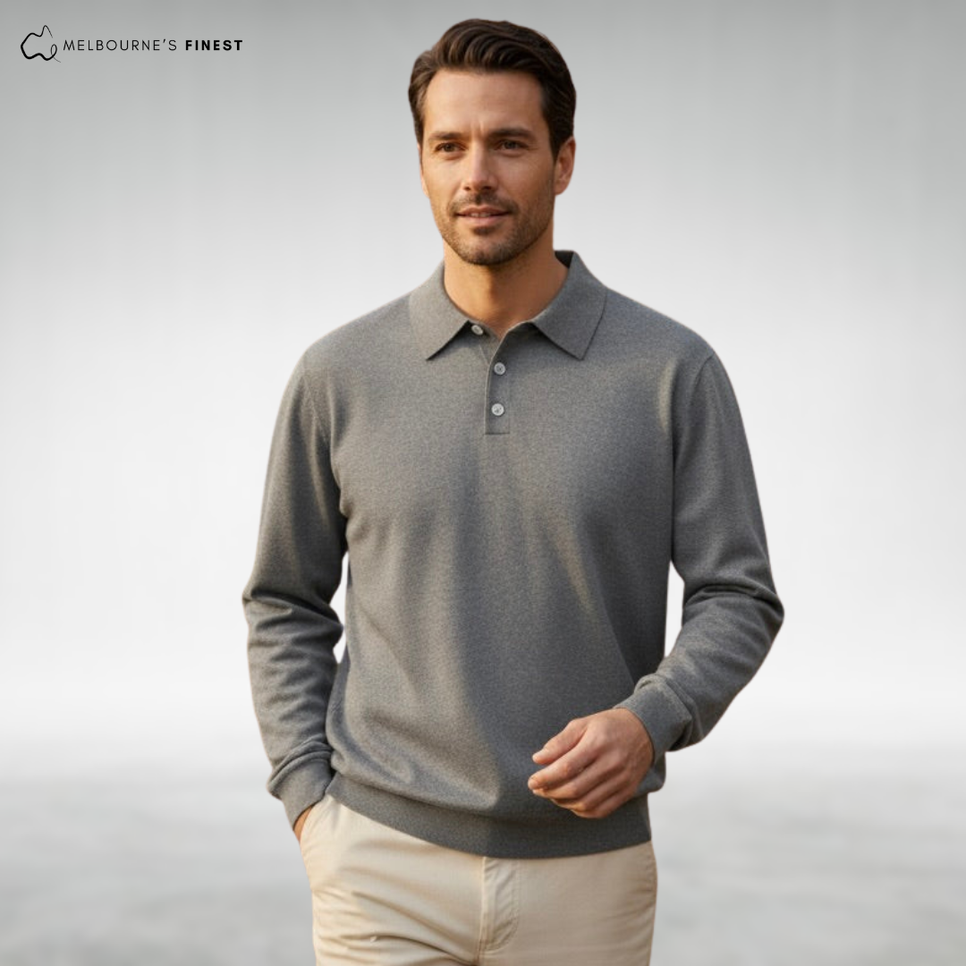 Jason™ Men's Classic Longsleeve Polo – Melbourne's Finest